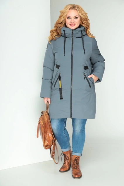 Куртка 2030 светлый графит Shetti купить в интернет магазине Велесмода